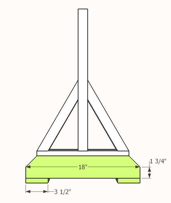DIY X-base sofa table plans (or entry table) » Famous Artisan