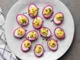 Beet Deviled Eggs Fancy Without The Fuss