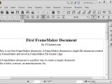What Is Framemaker Document