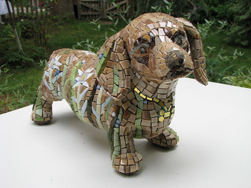 Dogs in Modern Mosaic Art – Beagle, Boston Terrior, Bulldog, Chow ...