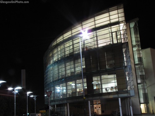 Wolfson Medical School Building at Night | Photos from Glasgow University