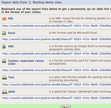 Using Dabble DB in an Online Mashup Context – ouseful.info, the blog…