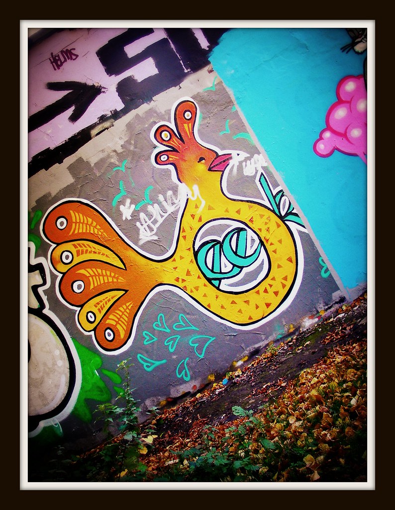 | PHOTOS-Graffiti artwork outside Boilerhouse Project, Hailey Park.DJ ...