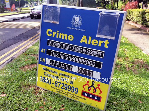 2013 Singapore Police Force Crime Alert Billboard, Singapore | xtemujin ...