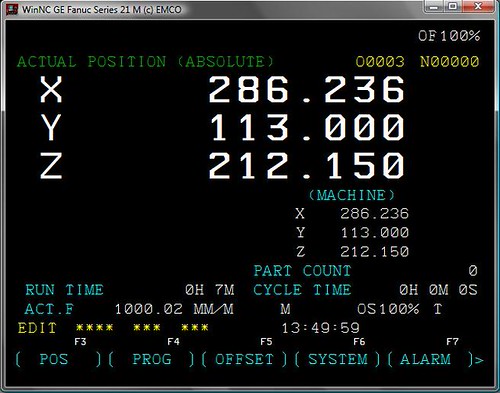 Làm quen vs Emco WinNC Fanuc Series 21M