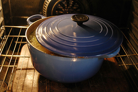 Long-cooking stock in your oven – KatySheCooks