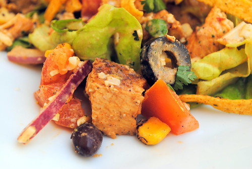 Chipotle Chicken Taco Salad | Clare Cooks!