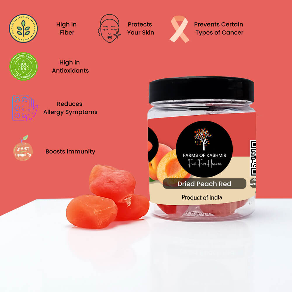 Dried Peach Red | Farms Of Kashmir