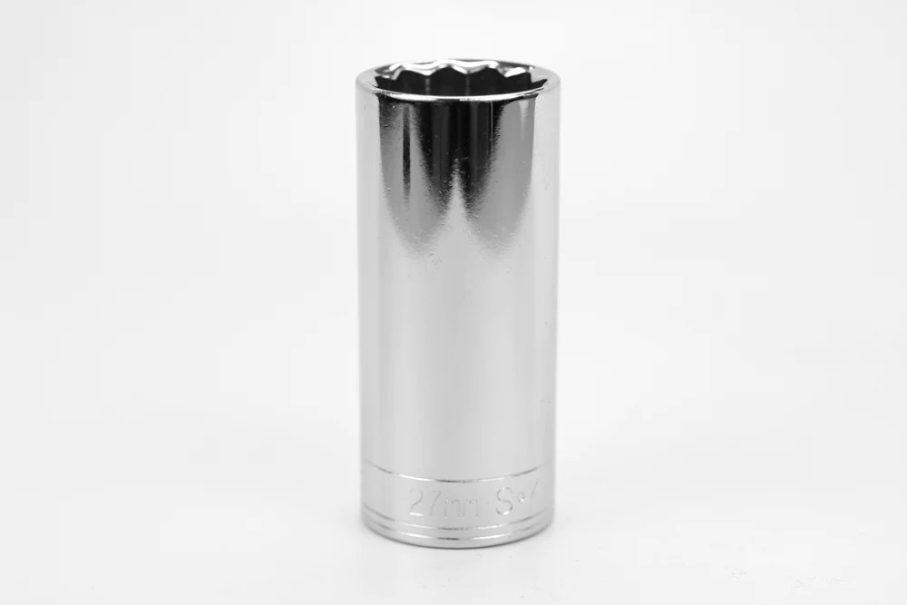 SK 27 mm 1/2″ Drive 12 Point Metric Deep Chrome Socket – Fat Monkey Tools