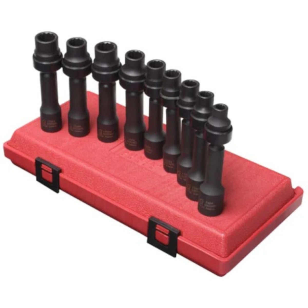 SUNEX 2695 1/2″ Dr Metric 12pt Driveline Socket Set 9-Piece – Fat ...