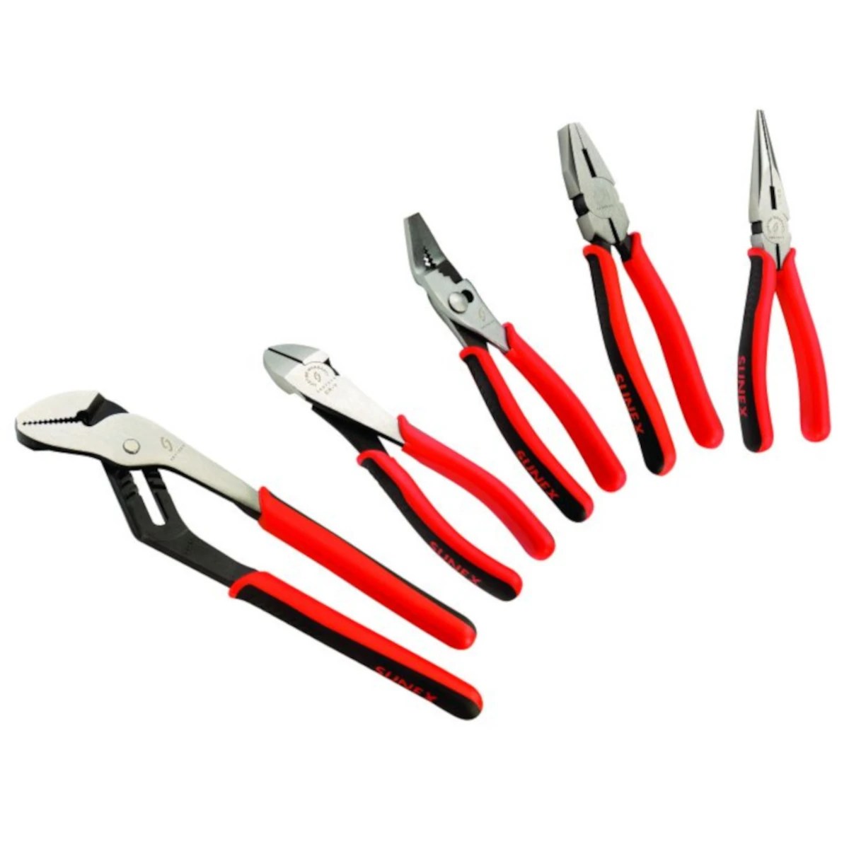 SUNEX 3610V 5 Pc Multipurpose Plier Set – Fat Monkey Tools
