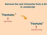 Remove The Last Character From A String In Javascript