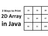 Arrays In Java