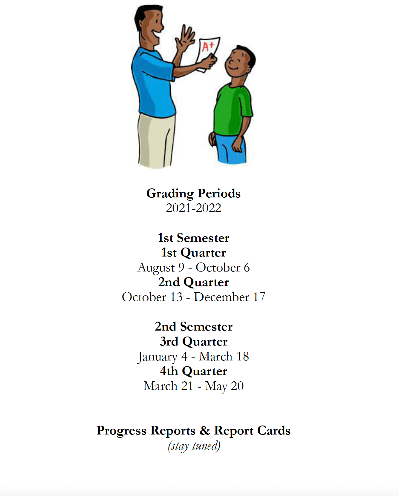 Student Evaluations (Report Cards) – Fannie C Williams Charter School