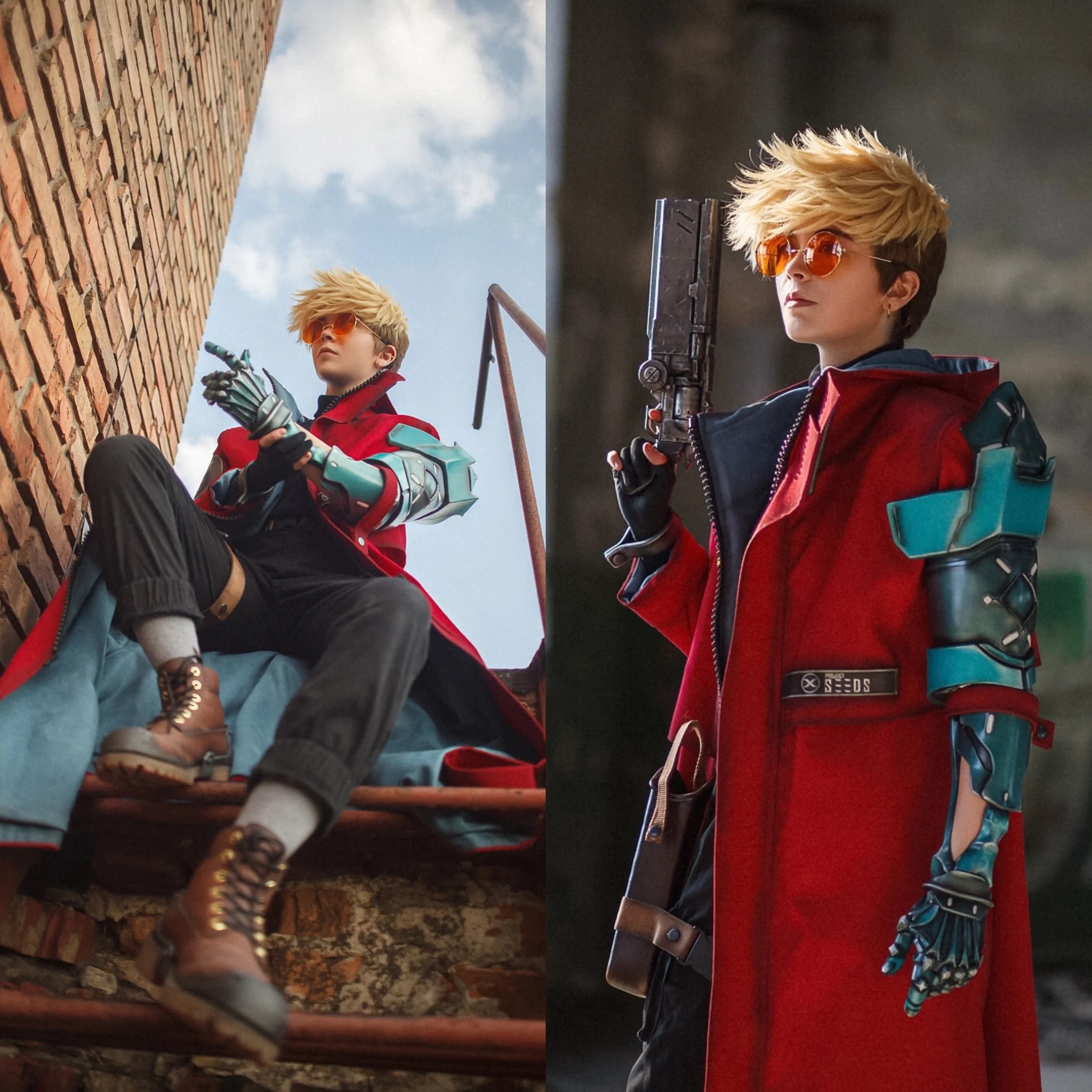 Trigun Stampede Vash The Stampede Cosplay Costume With Arm Props Cus
