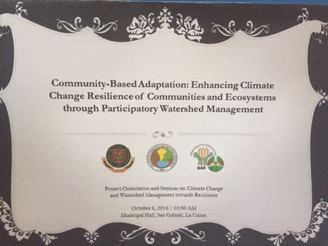 UPLB Community-based Adaptation Project to Develop a Model Town for ...