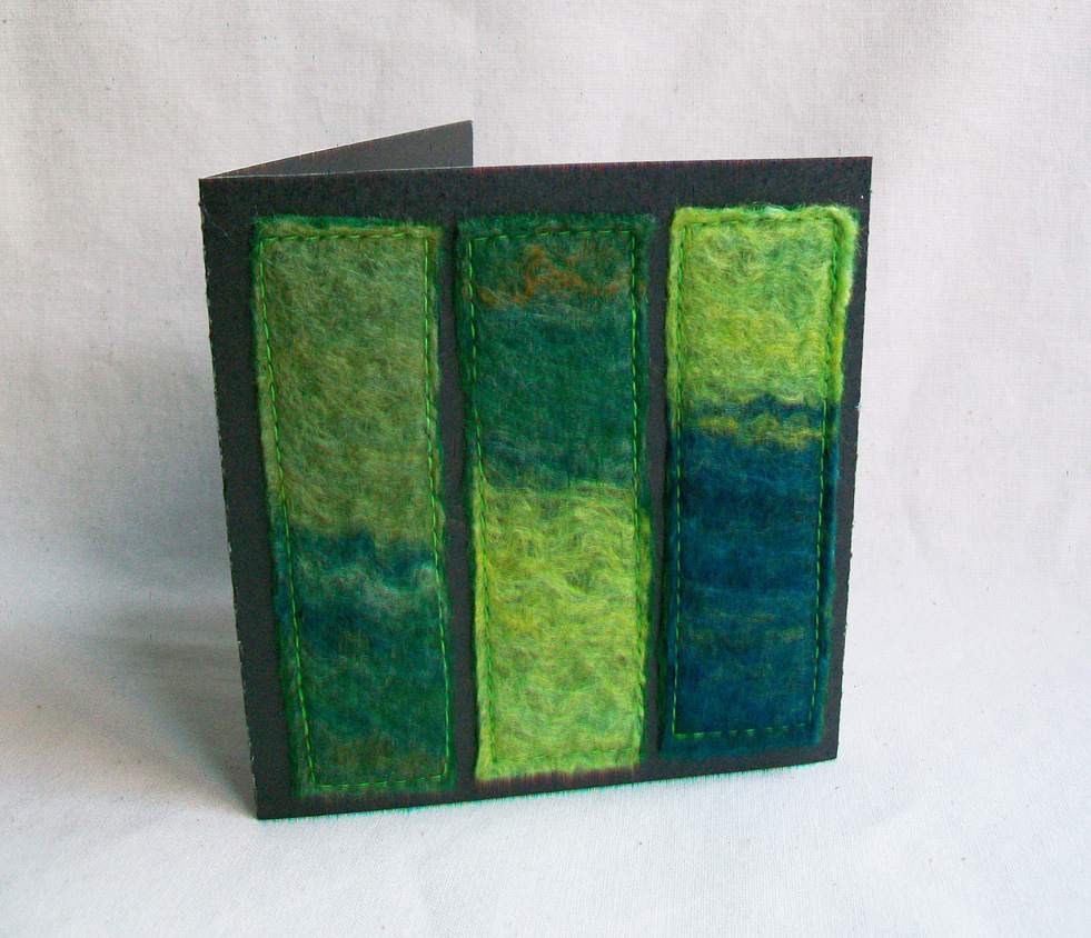 Handmade Greetings Cards Using Felt – Felting and Fiber Studio