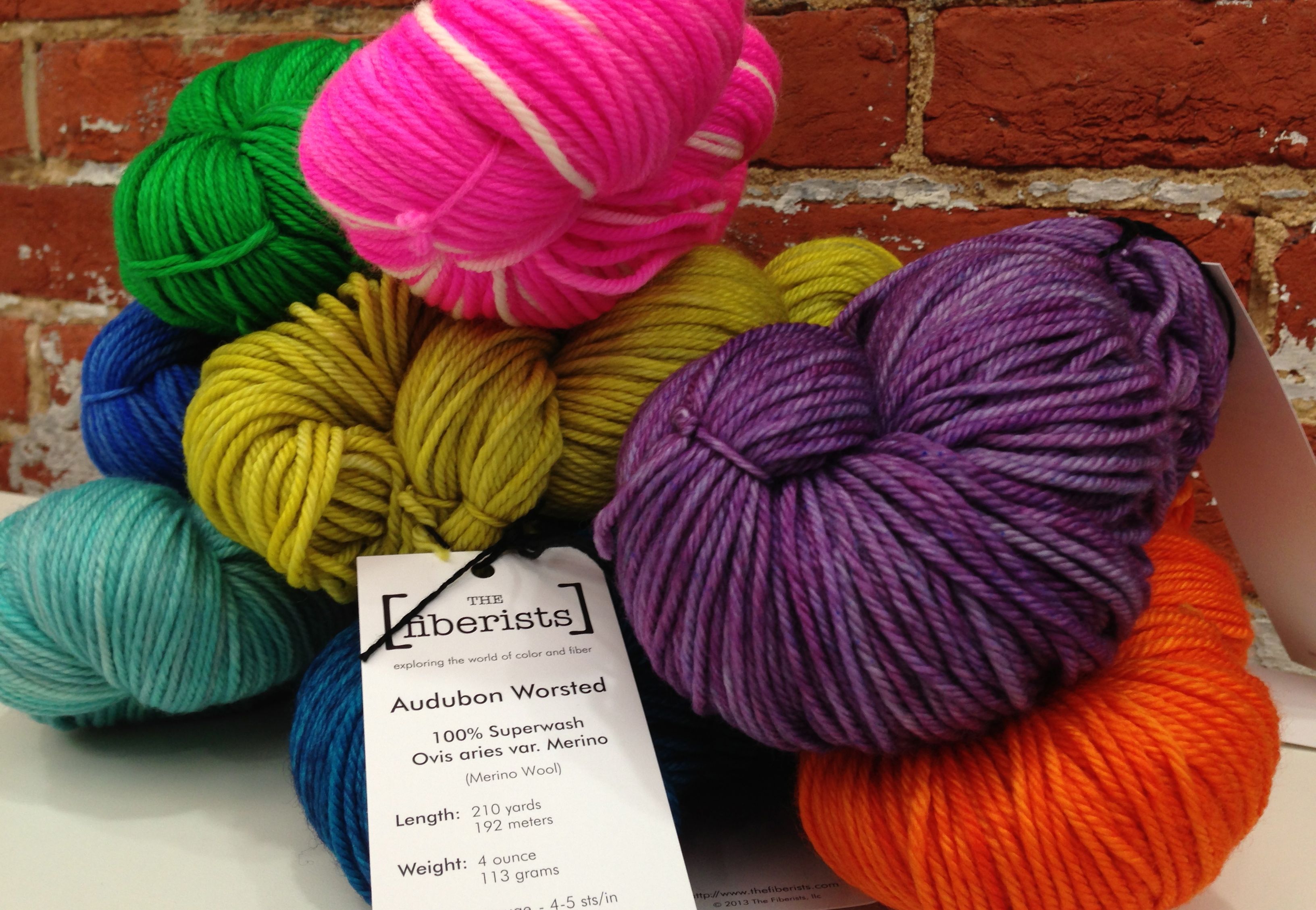 Lorna's Laces Shepherd Worsted and the Fiberists Audubon Worsted ...