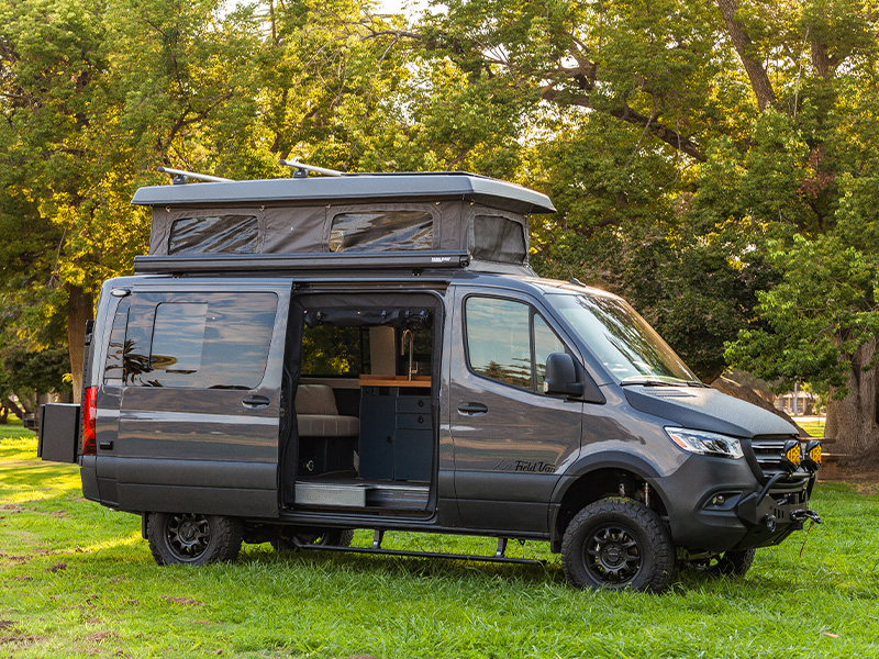 Fresno Camper Vans For Families | Van Conversion Company | Field Van