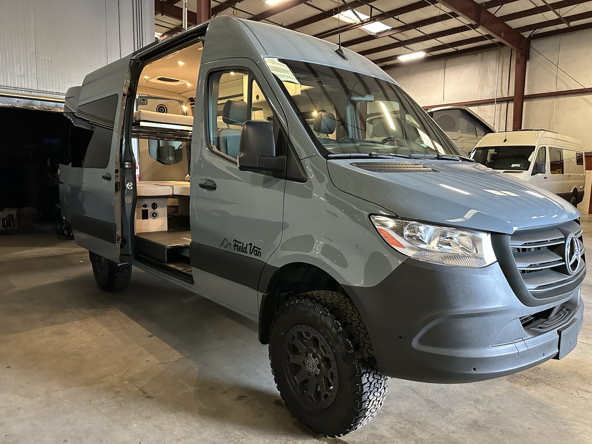 2022 Sprinter 2500 4x4 Tide T2 High Roof - Blue Gray - Field Van