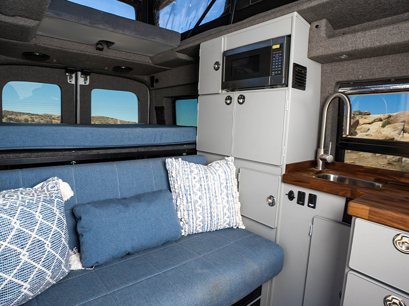 Fresno Camper Vans For Families | Van Conversion Company | Field Van