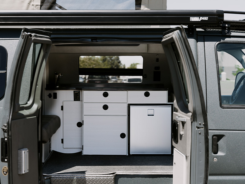 Fresno Camper Vans For Families | Van Conversion Company | Field Van