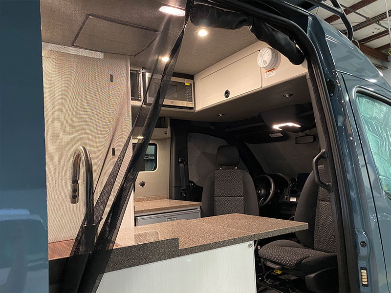 Fresno Camper Van With Bathroom | RV Style Vans | Field Van