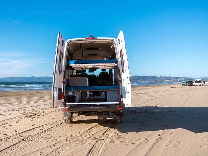 Fresno Off Road Camper Vans: Sprinter Van Conversion | Field Van