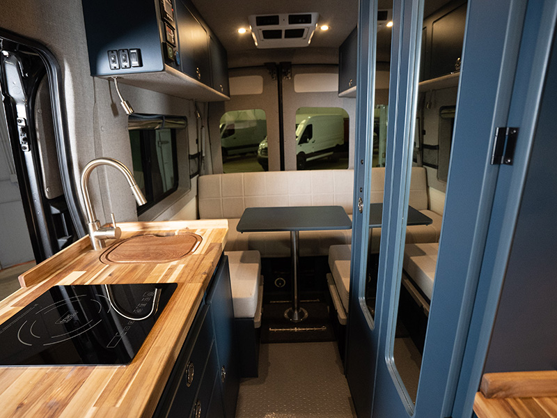 Fresno Camper Van With Bathroom | RV Style Vans | Field Van