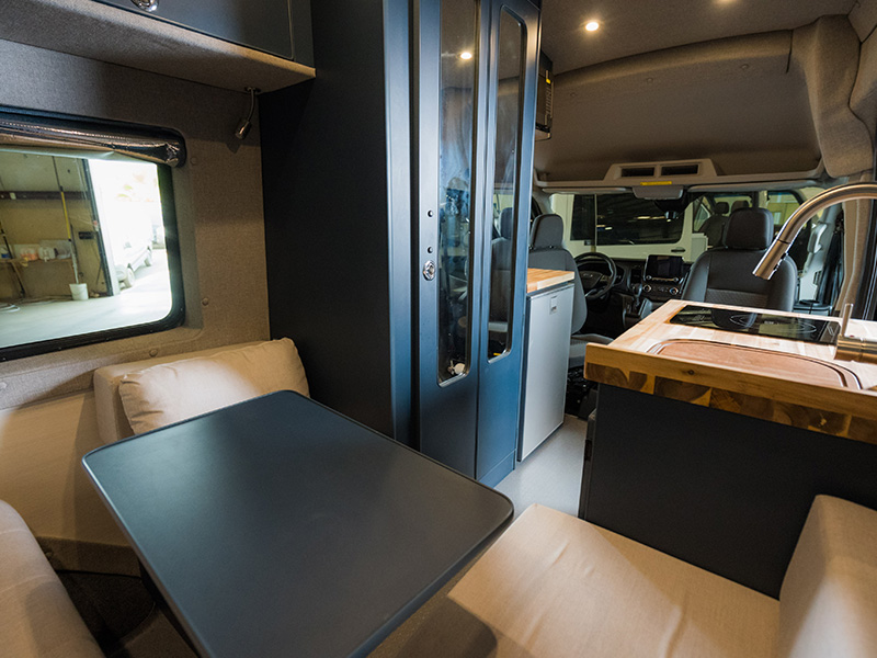 Fresno Camper Van With Bathroom | RV Style Vans | Field Van