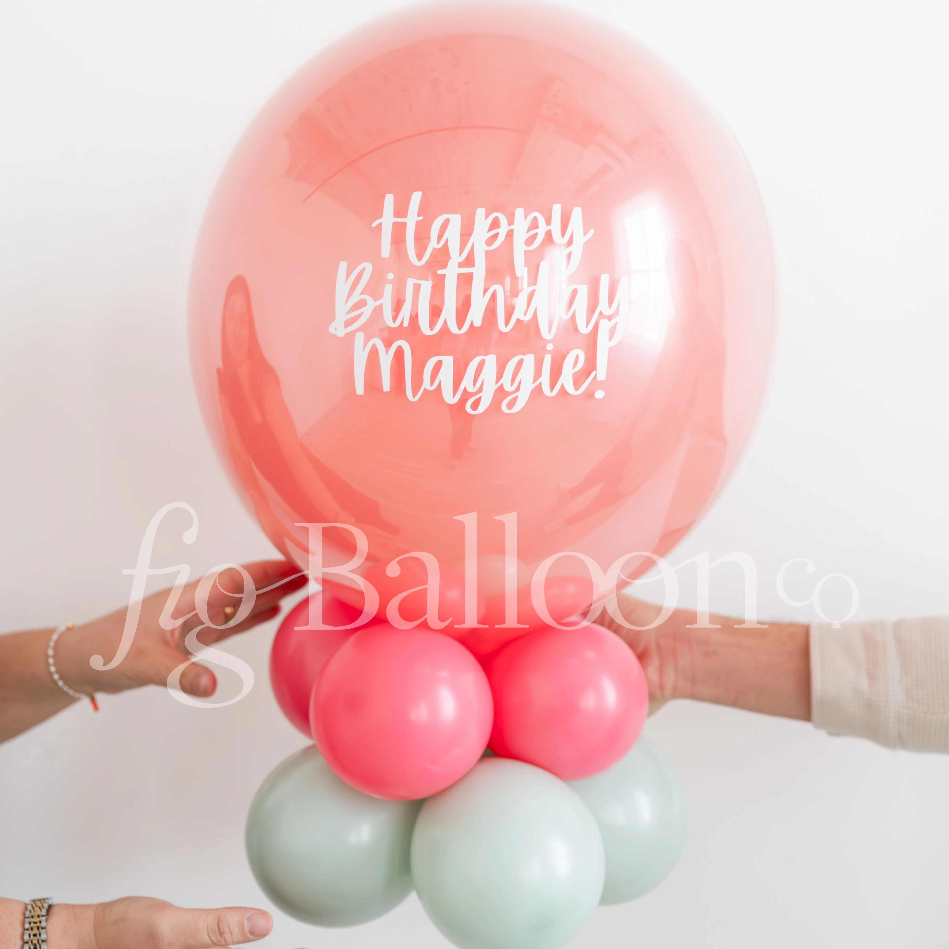 Customizable Tabletop Balloon Stack Fig Balloon Co