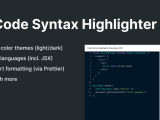 Free Code Syntax Highlighter Figma Plugin Figma Elements