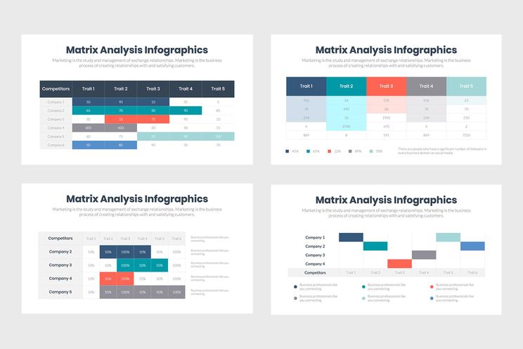 Matrix Analysis Infographics - Template Power Point | Google Slide ...