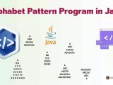 Alphabet Pattern Program In Java Naukri Code 360