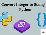 Convert Integer To String In Python Naukri Code 360