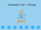 Convert List To Array In Java Naukri Code 360