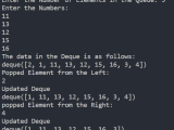 Deque In Python Naukri Code 360