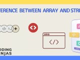 Difference Between Array And String Naukri Code 360