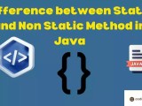 Difference Between Static And Non Static Method In Java Naukri Code 360
