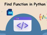 Find Function In Python Naukri Code 360