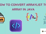 Java Arraylist To Array Conversion Methods Naukri Code 360