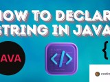 How To Declare String In Java Naukri Code 360