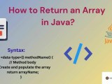 How To Return An Array In Java Naukri Code 360