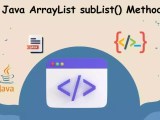 Java Arraylist Sublist Method Naukri Code 360