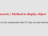 Javascript Console Assert Method Naukri Code 360