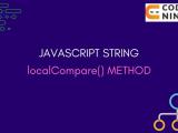 Javascript String Localecompare Method Naukri Code 360