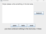 Jtextarea In Java Naukri Code 360