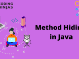 Method Hiding In Java Naukri Code 360