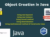 Different Methods Of Object Creation In Java Naukri Code 360