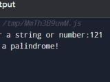 Palindrome Javascript Naukri Code 360